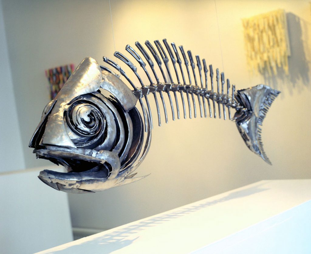 Fish XVII | Russell West Fine Art | 3D Wall Art Sculptures Artist UK